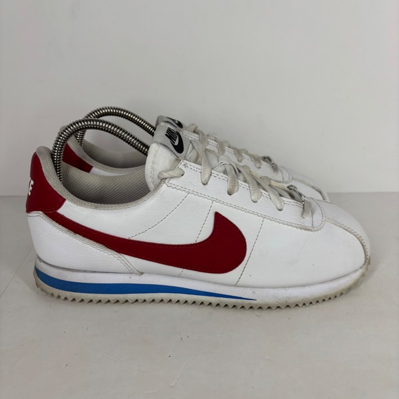 Nike | Shoes | Nike Cortez 72 Shoes Sneakers White Red Blue Leather ...